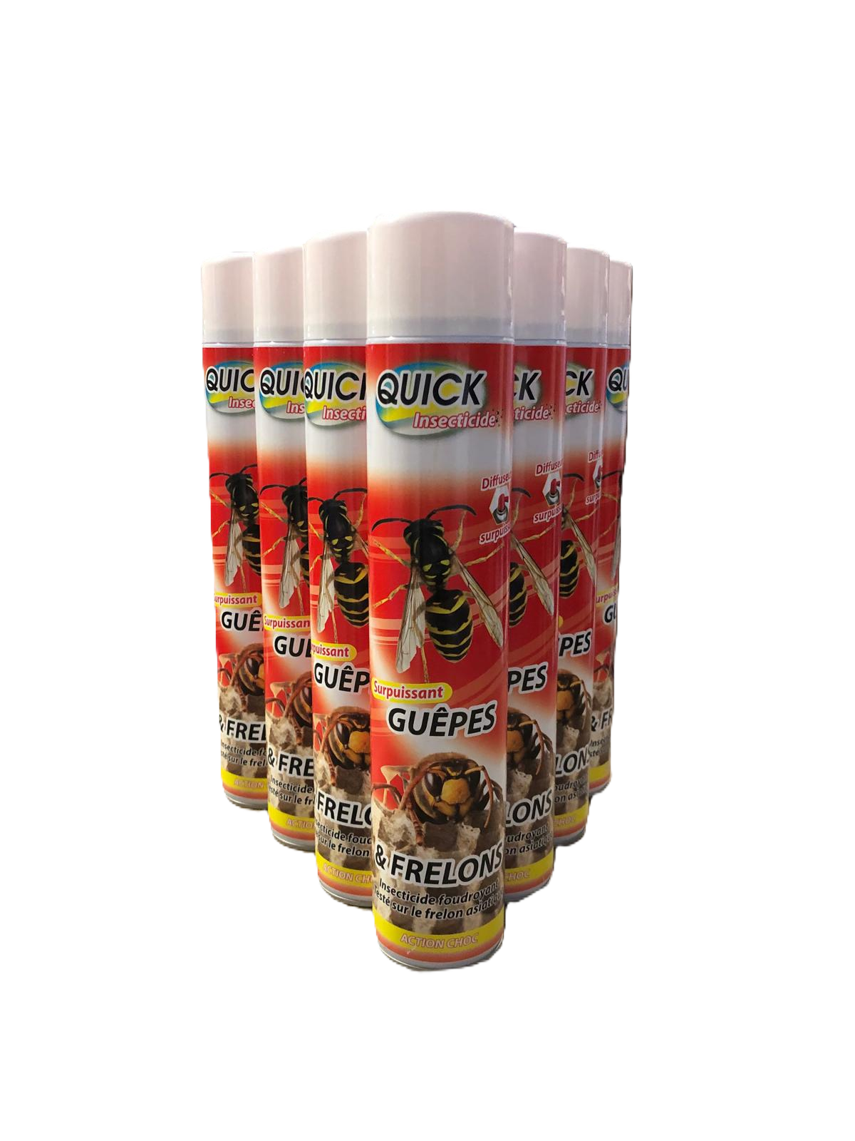 Insecticide QUICK Frelons Guêpes surpuissant 750ml - Zanidestock